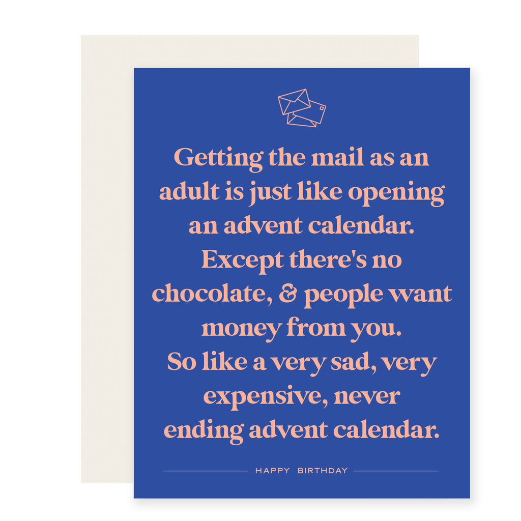 Getting the Mail | Funny Birthday Card – Slightly Stationery