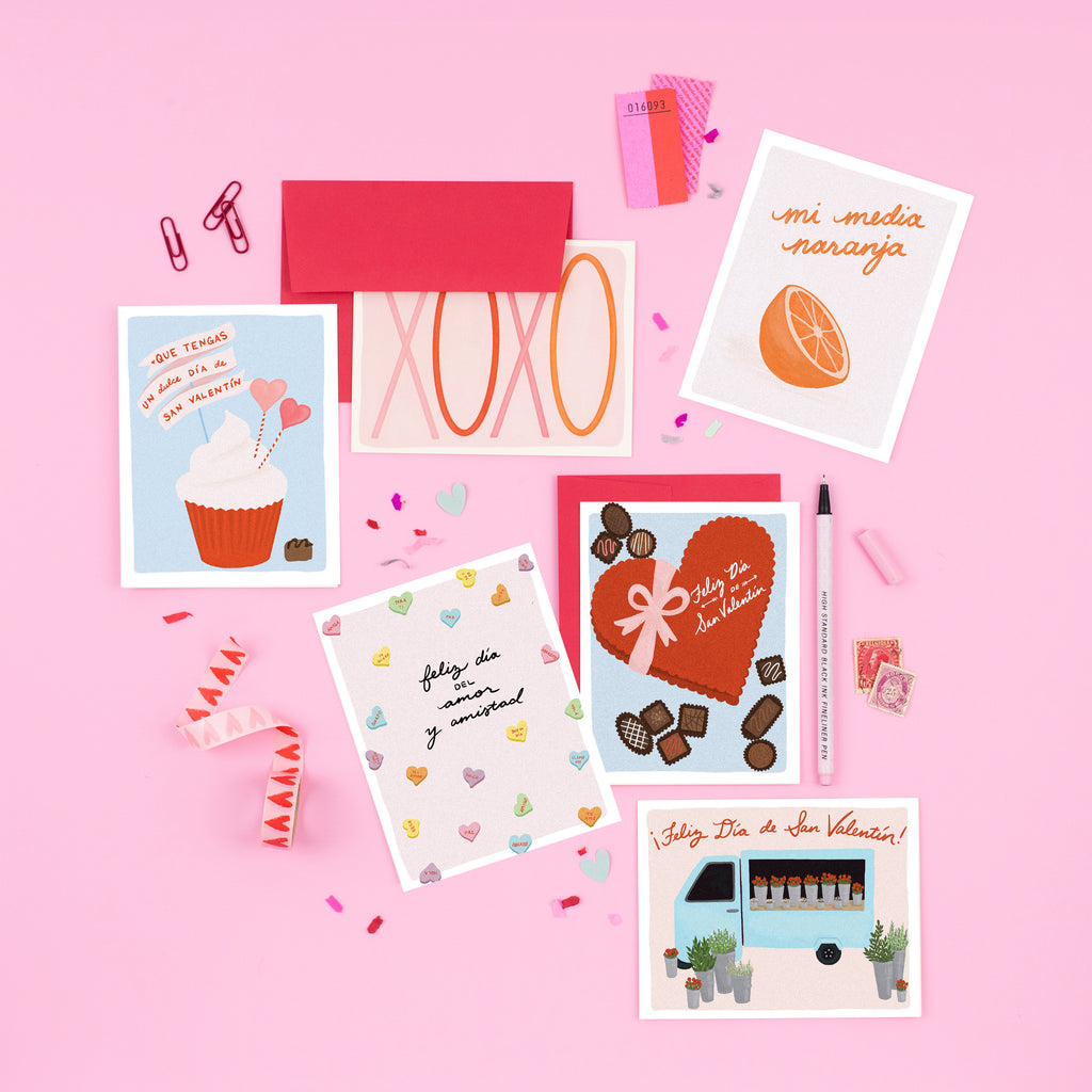 Amor Y Amistad Hearts - Spanish Card | Love & Friendship – Slightly ...