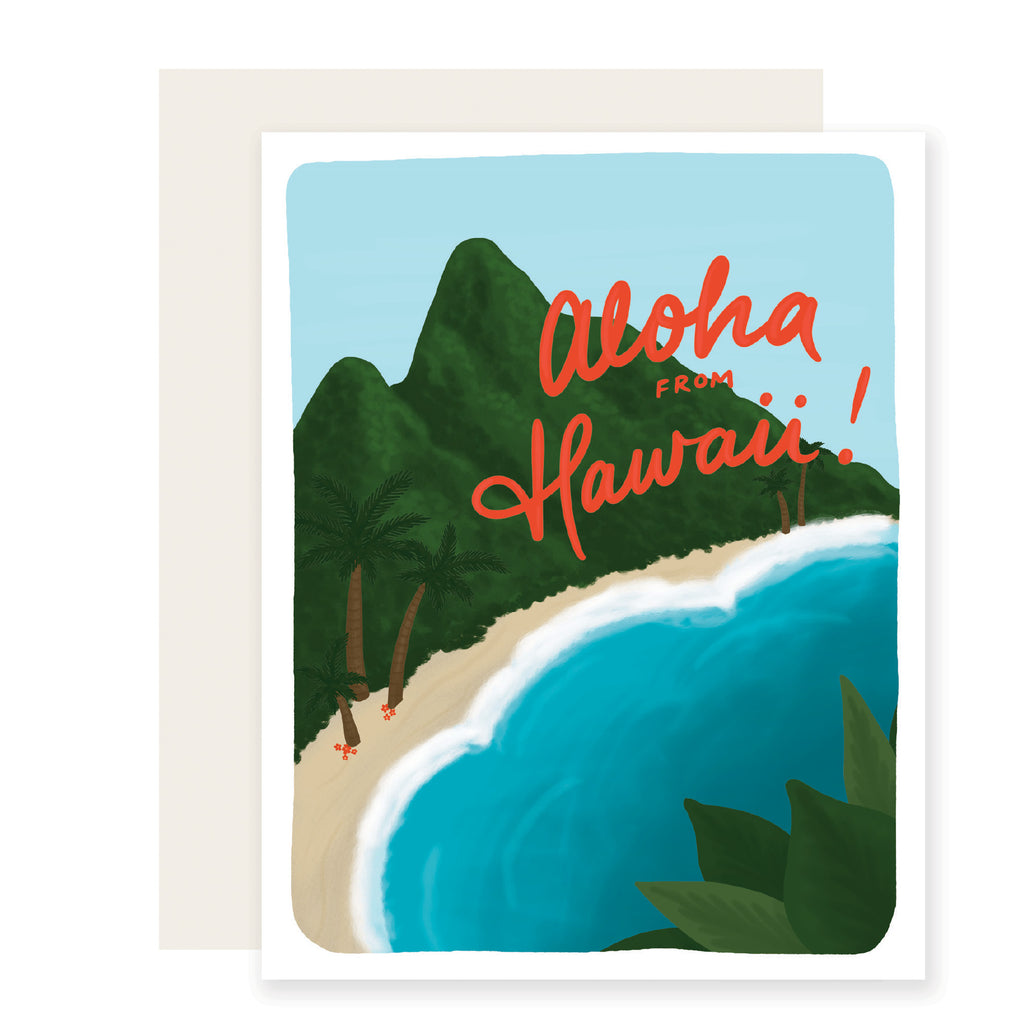 Aloha From Hawaii Card – Slightly Stationery
