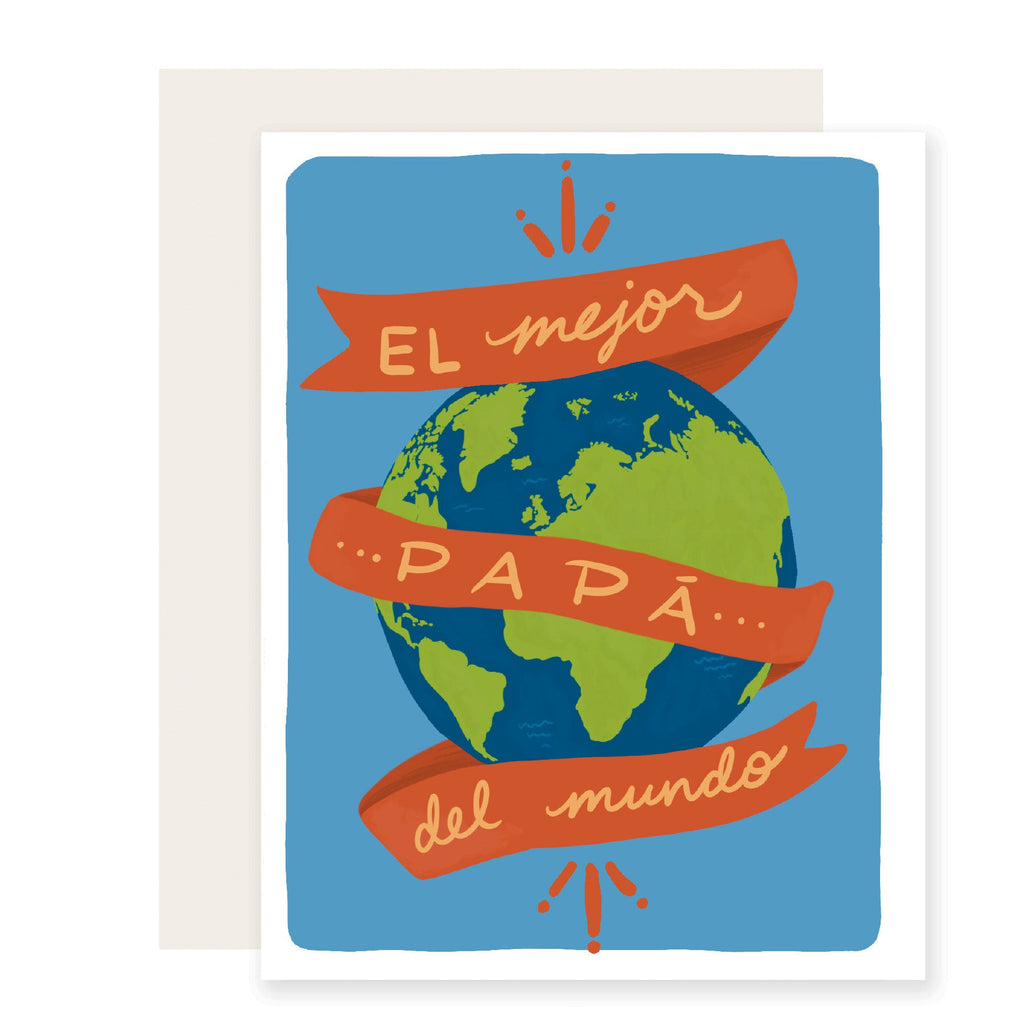 Mejor Papa - Spanish Card | Father'S Day Card In Spanish – Slightly ...