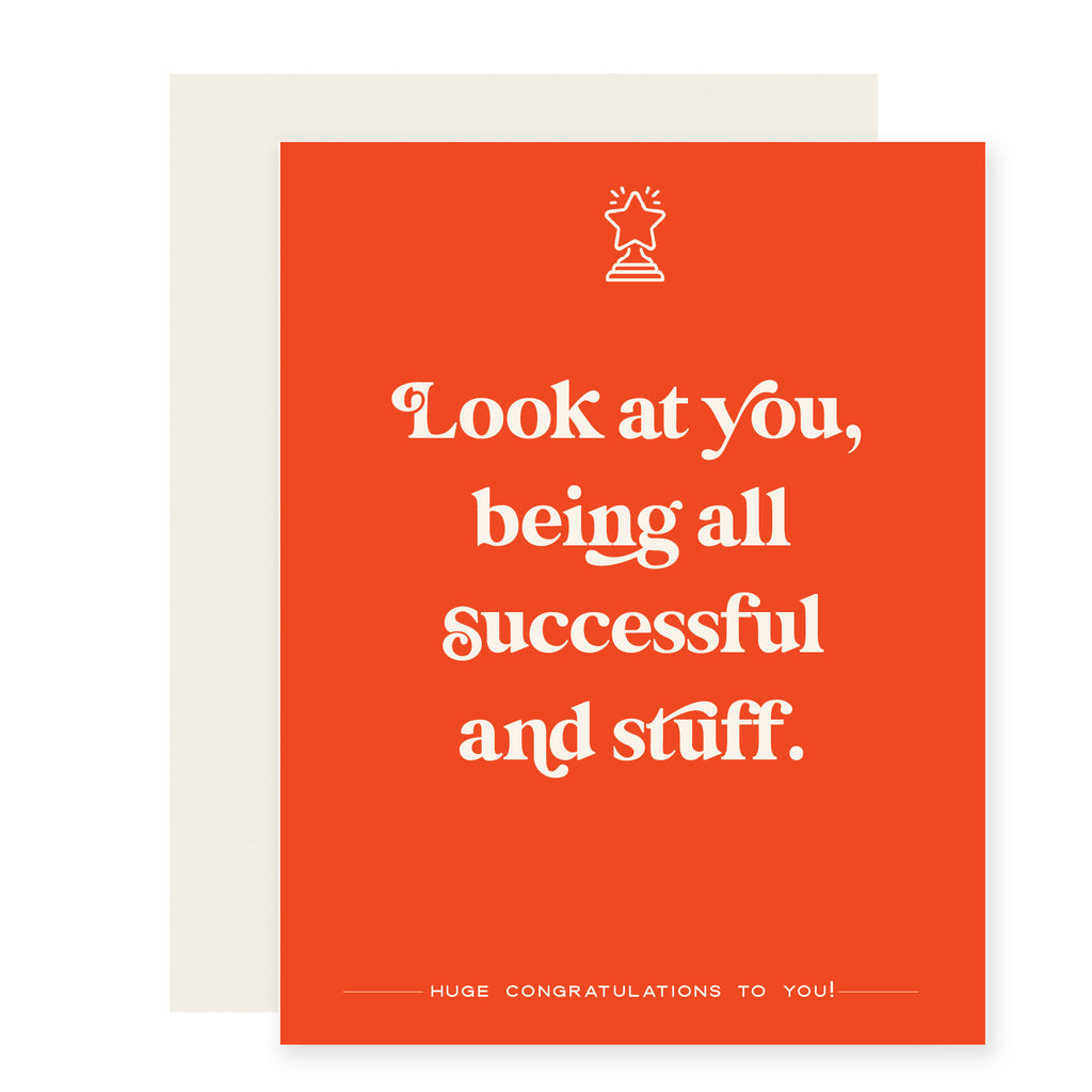 Successful & Stuff | Congratulations Card – Slightly Stationery