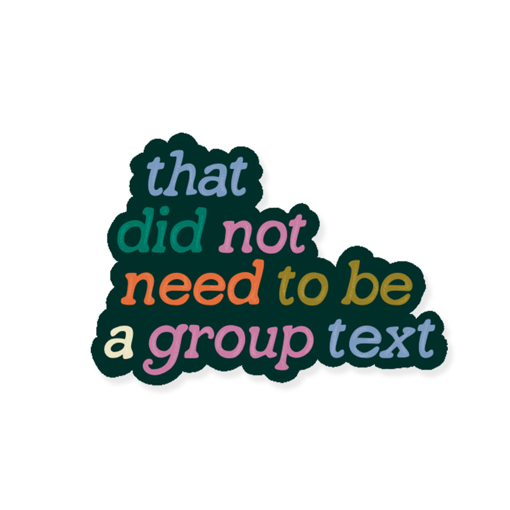Group Text Sticker – Slightly Stationery