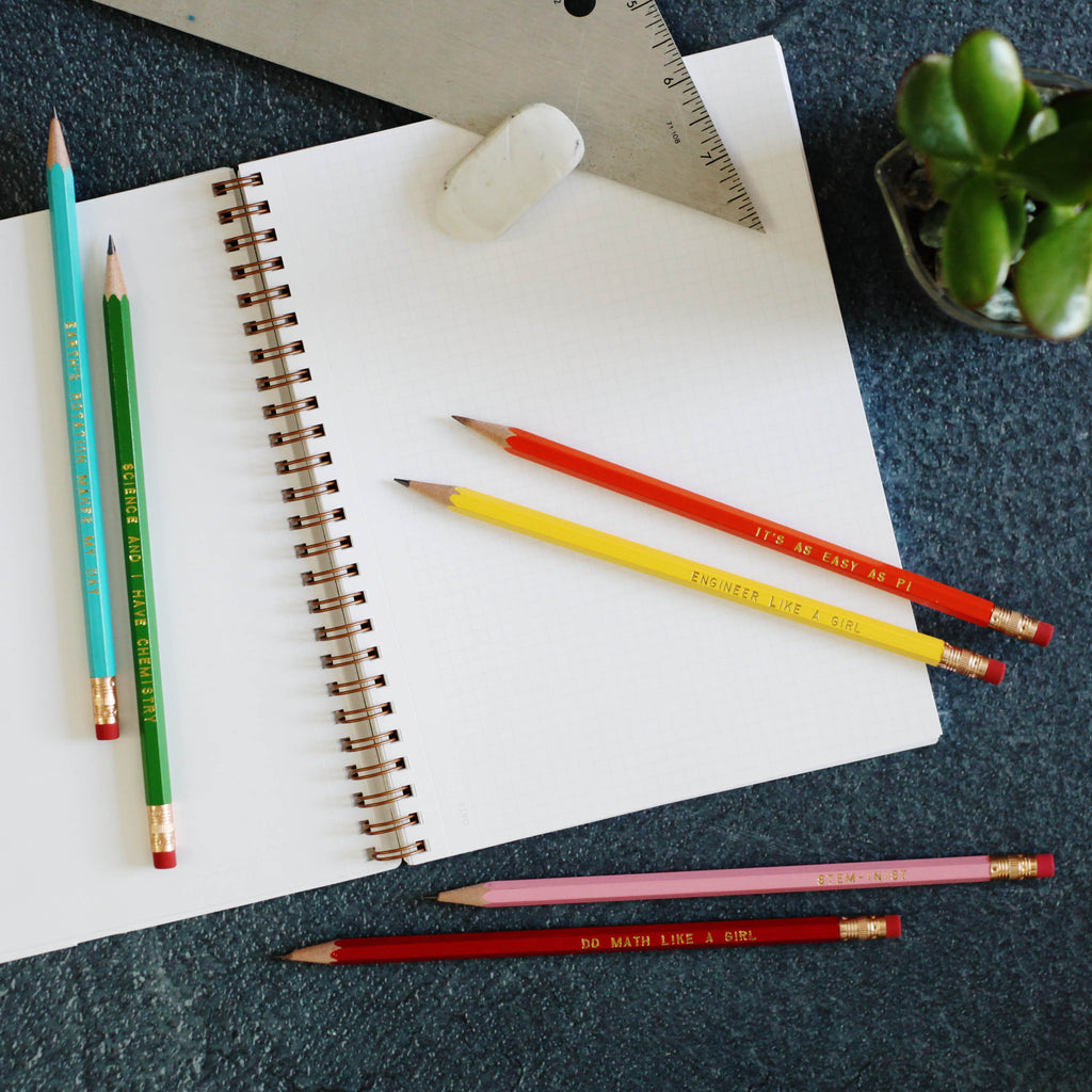 Girls in STEM Pencil Pack – Slightly Stationery