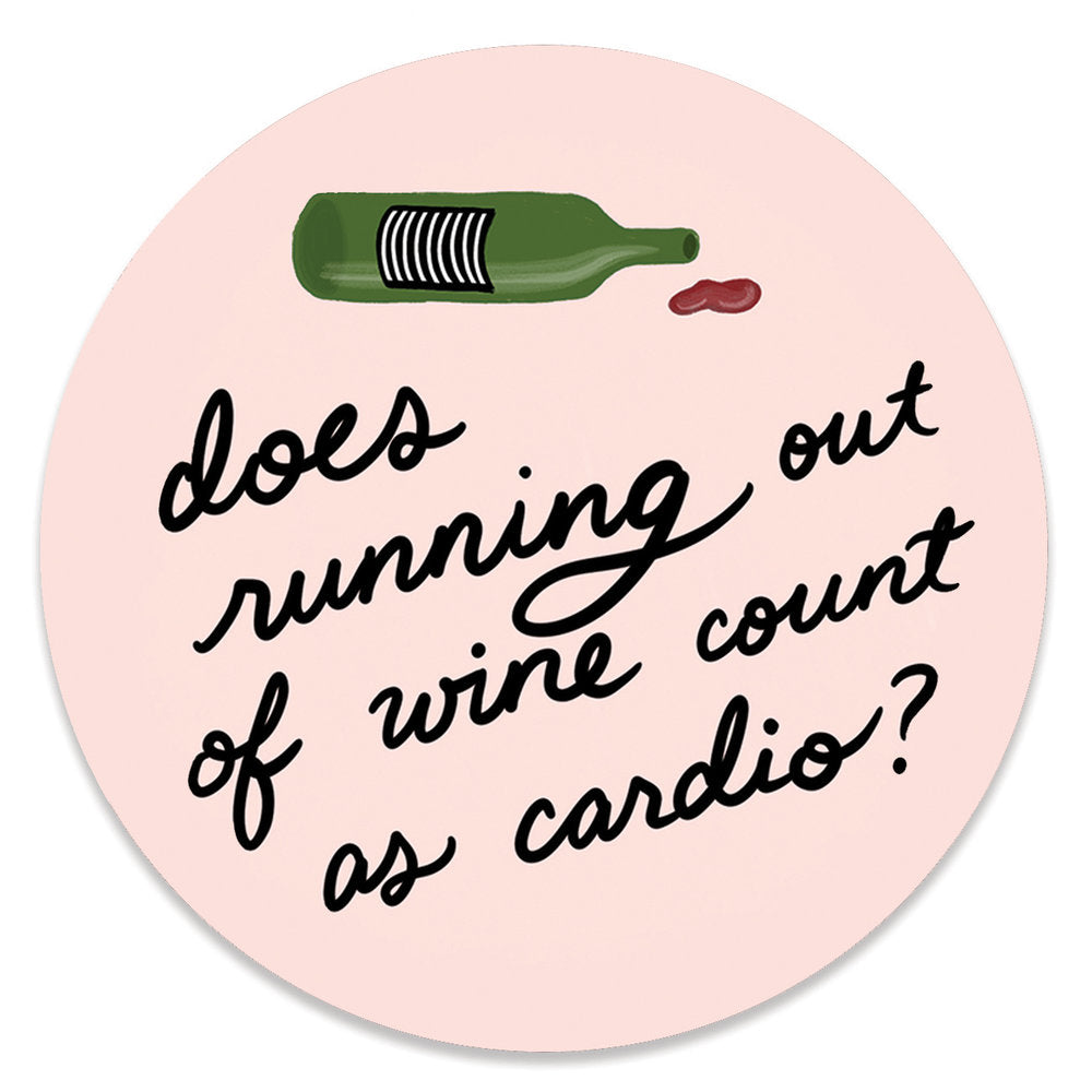 Out Of Wine Sticker | Funny Wine Sticker – Slightly Stationery