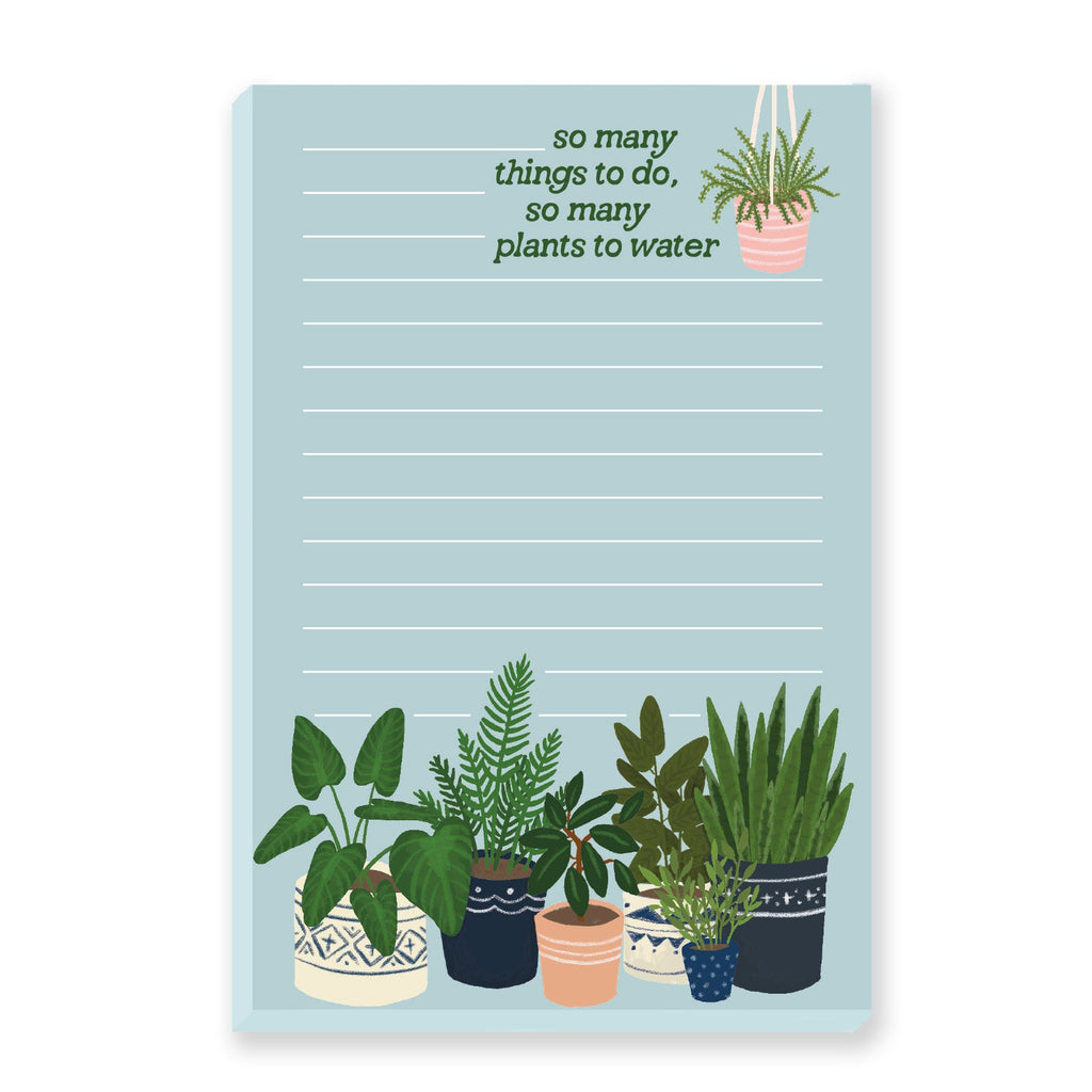 So Many Plants Notepad | Houseplant Notepad – Slightly Stationery