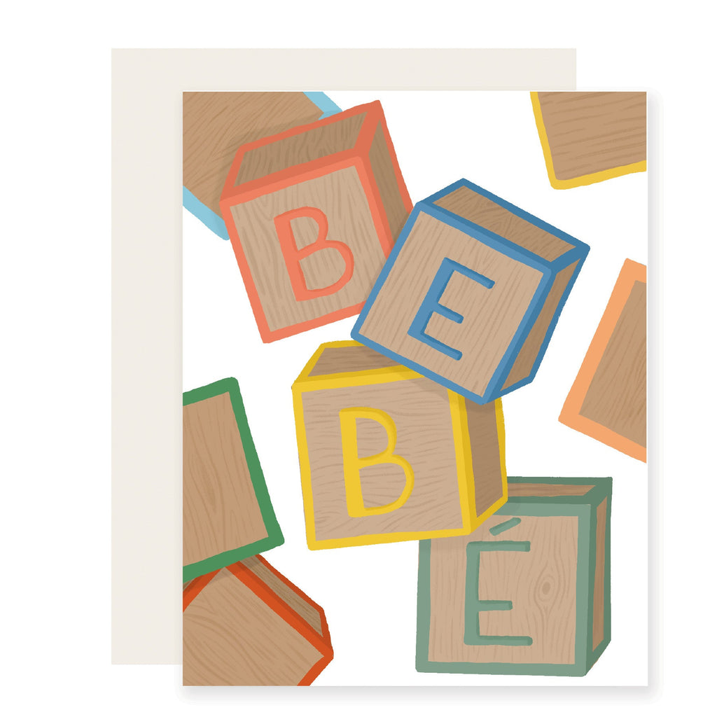 Spanish Bebé Blocks - Spanish Card – Slightly Stationery